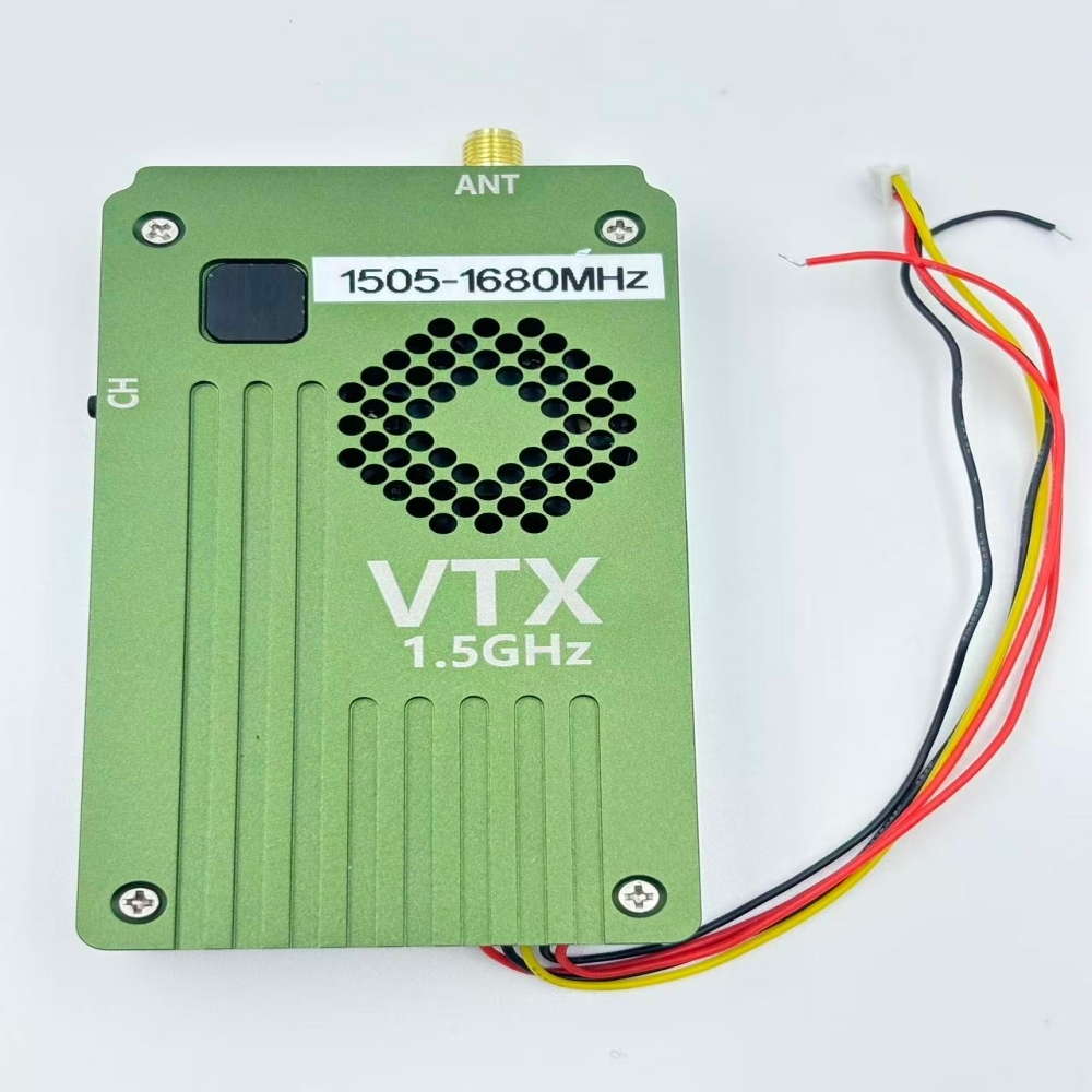 1.5GHz FPV Video Transmitter With 8 Channels 8W 1505MHz-1680MHz
